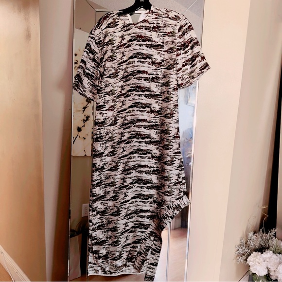 Victoria Beckham | Dresses | Victoria Beckham Multicolor Abstract Dress ...